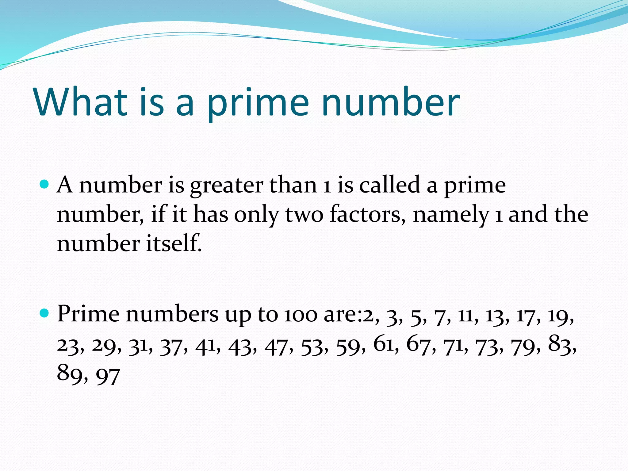 How to find out whether a given number is Prime or not | PPT