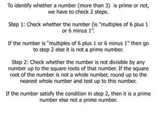 Prime Number | PPTX