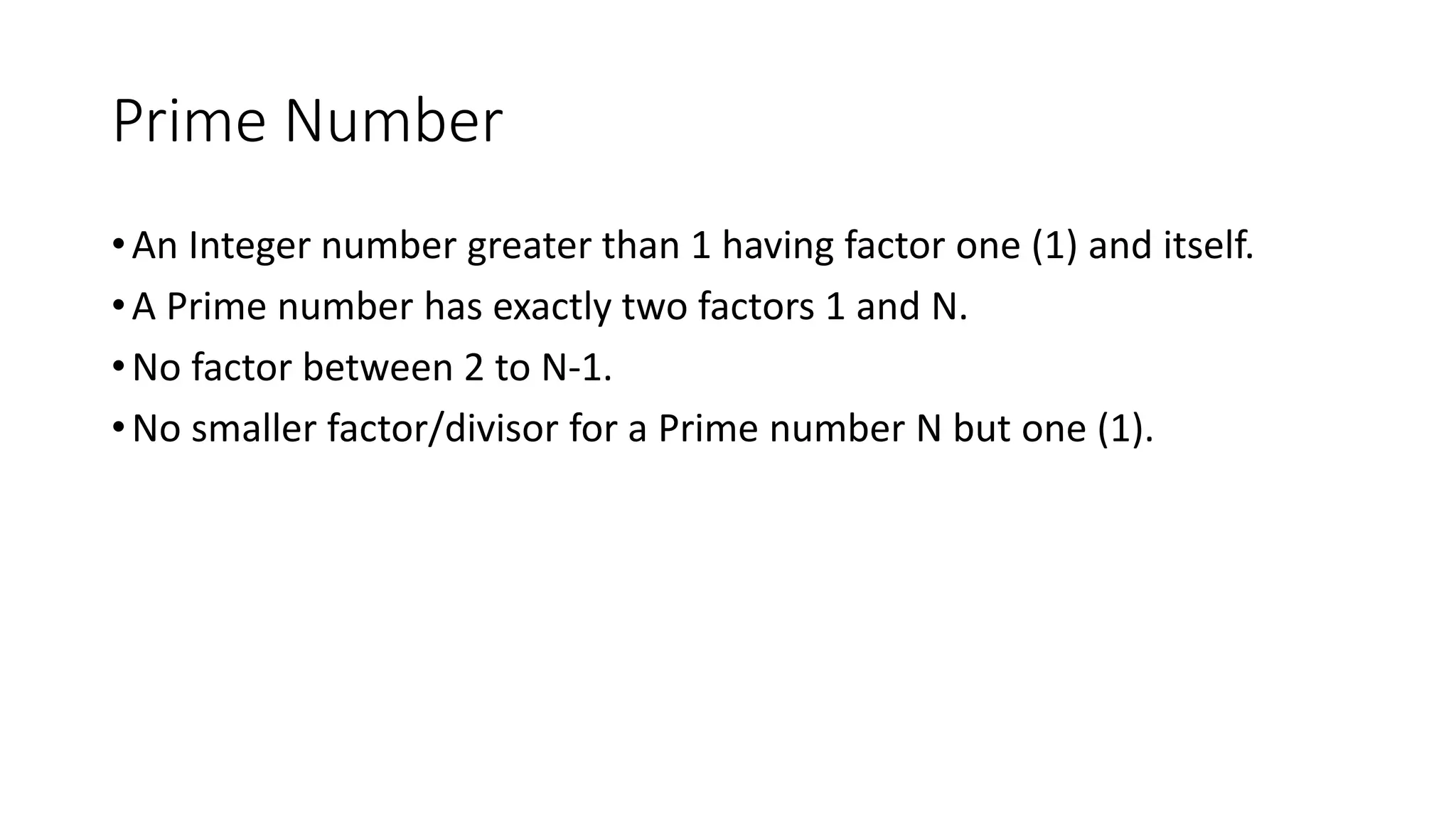 Prime Number (Sieve) | PPTX | Computing | Technology & Computing