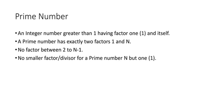 Prime Number (Sieve) | PPT