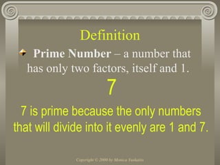 Prime numbers | PPT