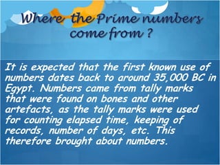 Prime numbers sieving | PPT