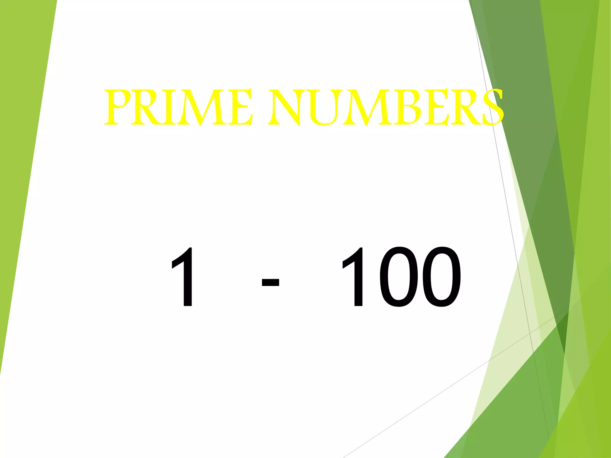 Prime numbers | PPT