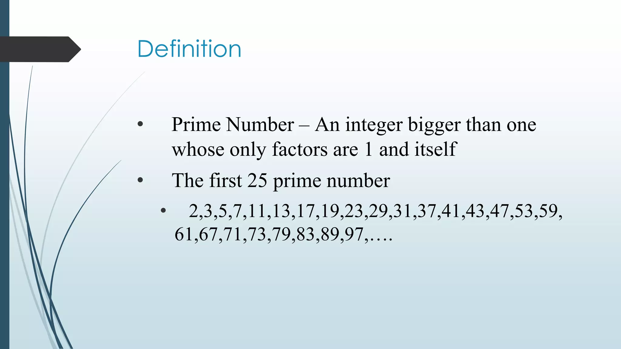 Prime numbers