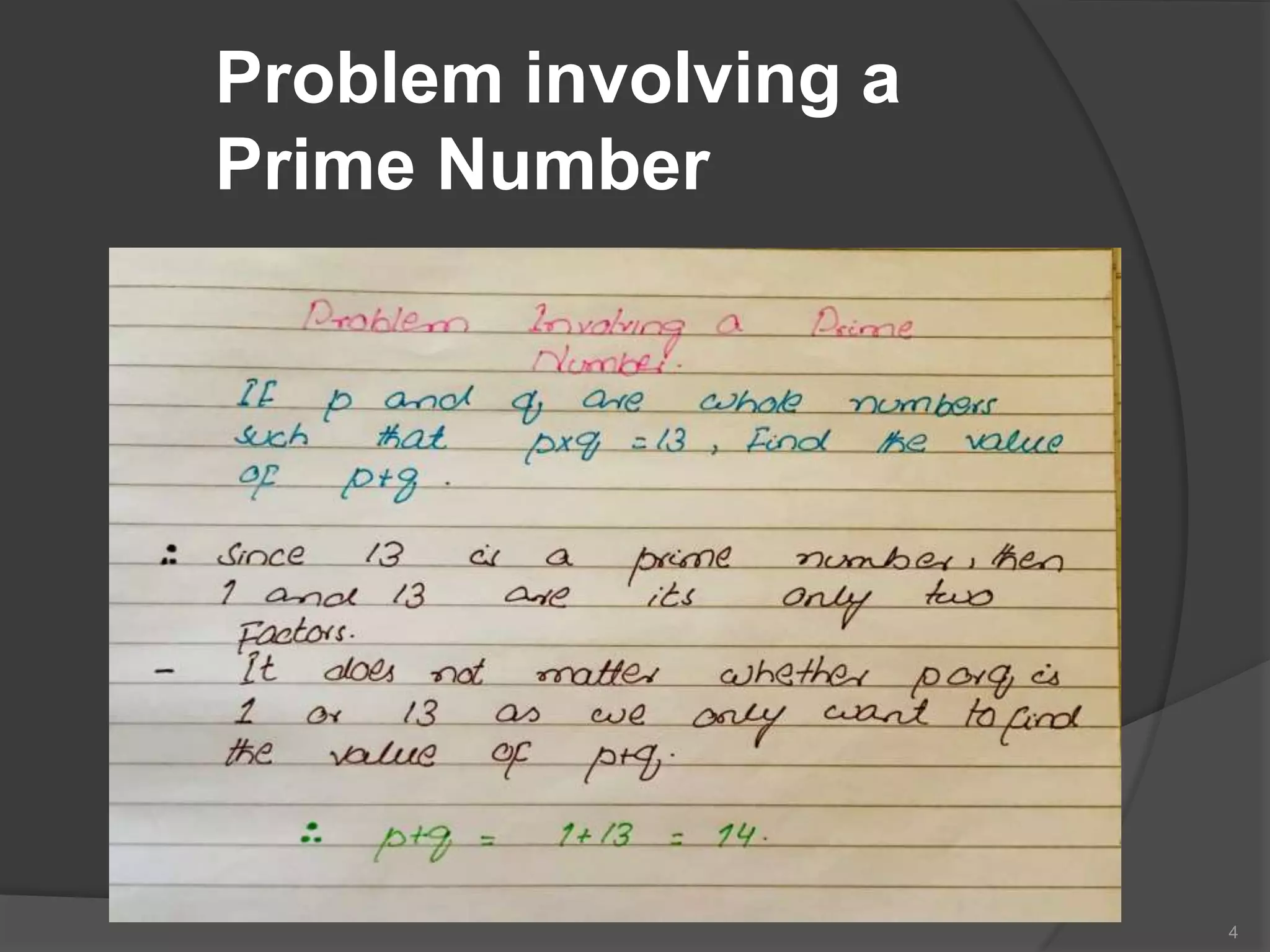 Prime numbers,whole numbers and composite numbers | PPT