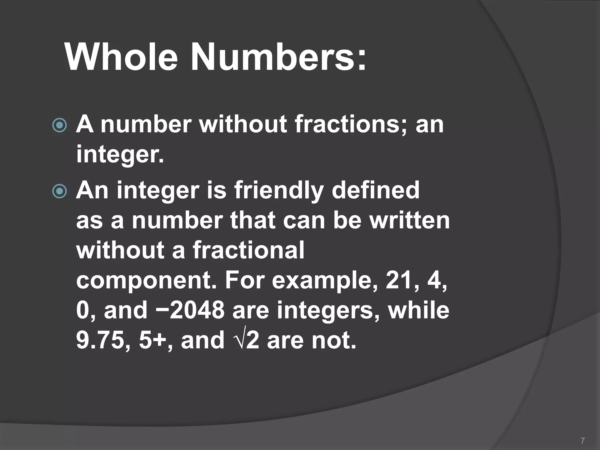 Prime numbers,whole numbers and composite numbers | PPTX