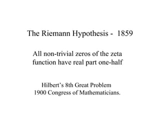 Prime Obsession | PPT