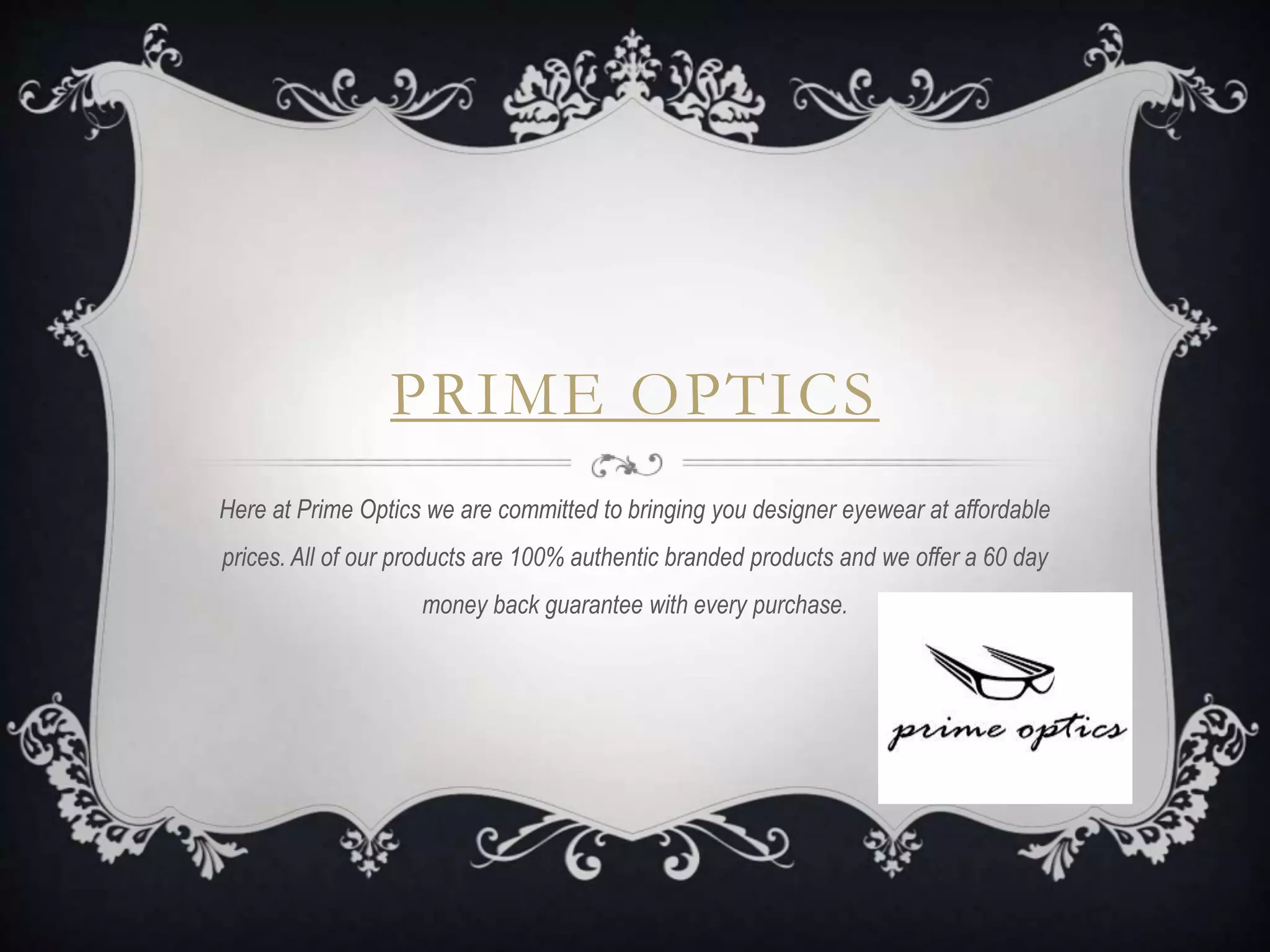 Prime optics | PPTX