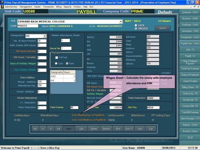 Payroll Software - Prime | PDF