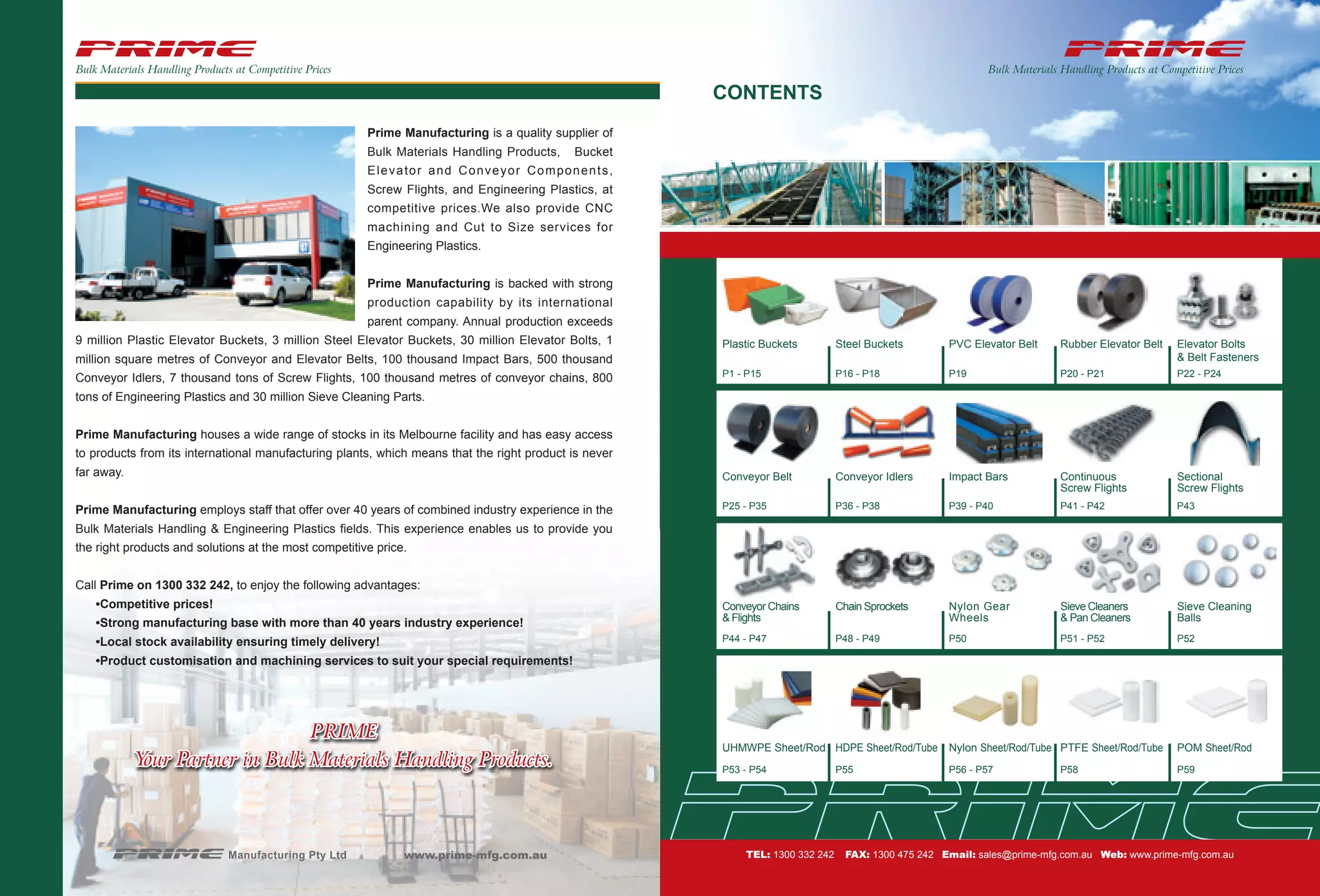 Prime Manufacturing full products catalogue | PDF | Manufacturing ...