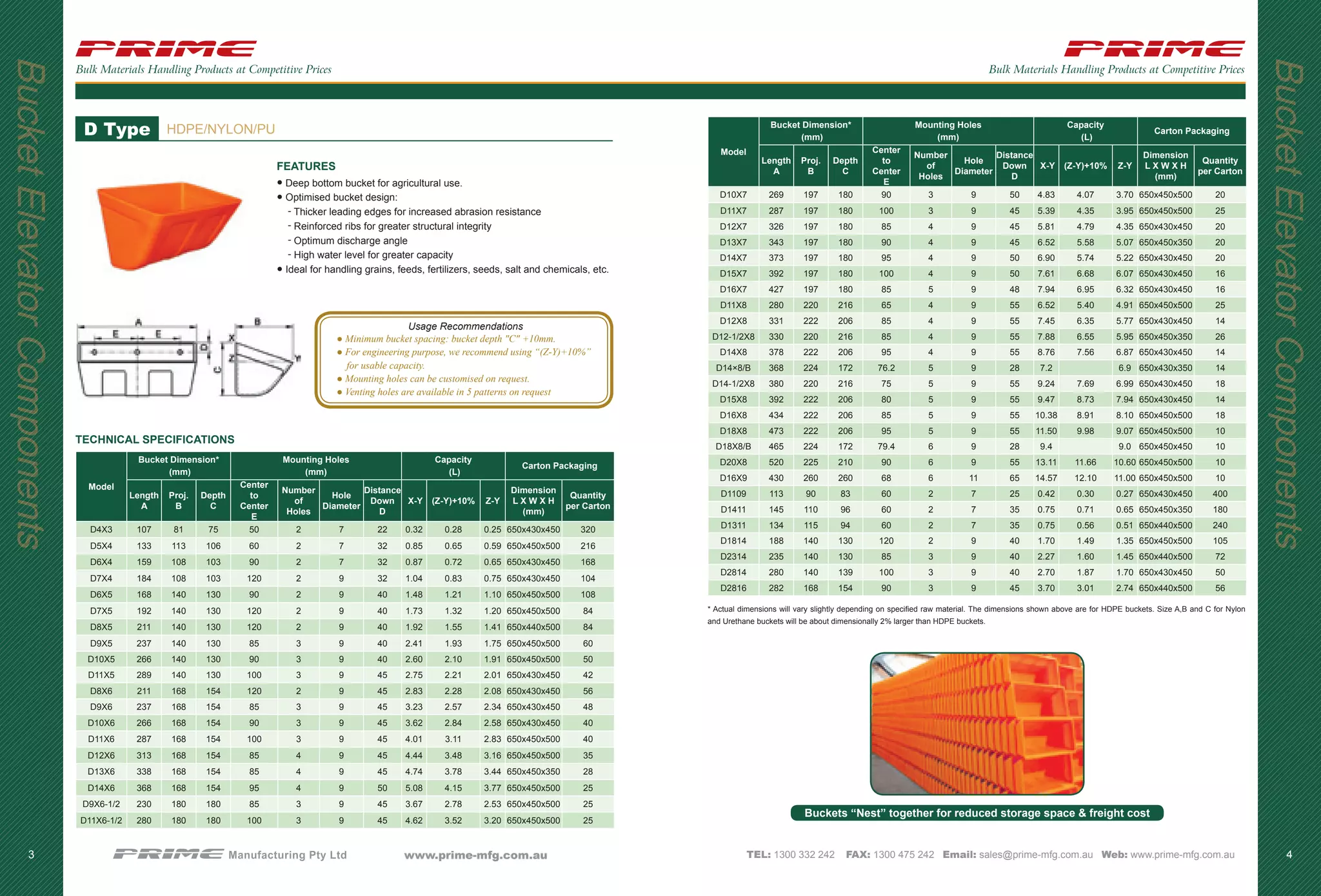 Prime Manufacturing full products catalogue | PDF | Manufacturing ...