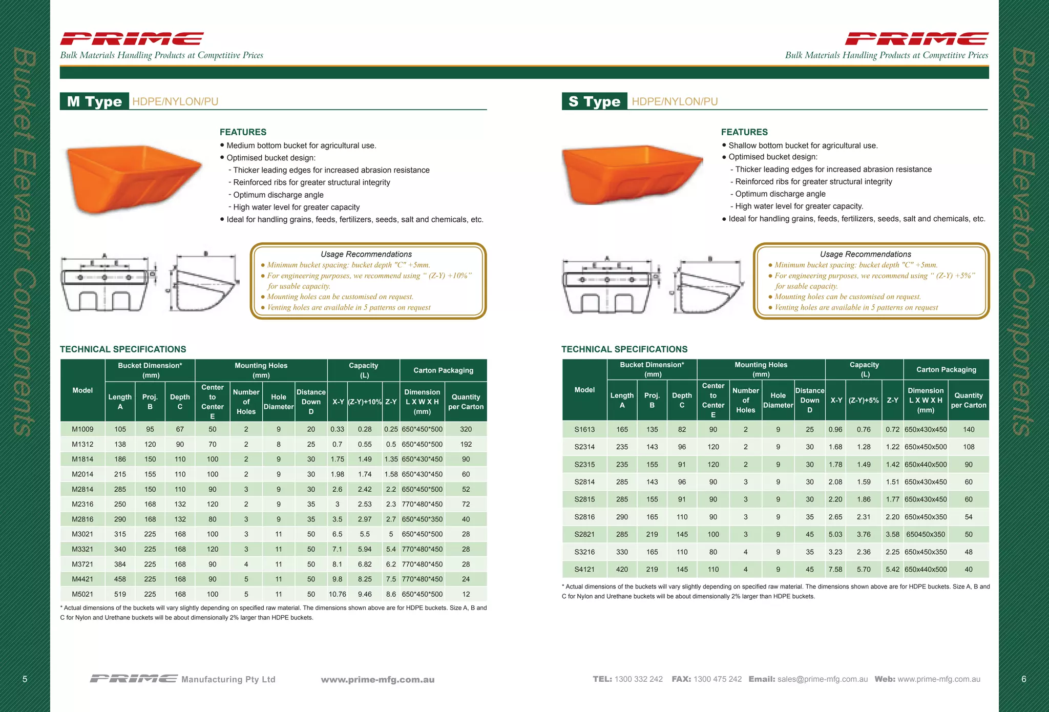 Prime Manufacturing full products catalogue | PDF | Manufacturing ...