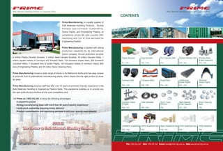 Prime Manufacturing full products catalogue | PDF