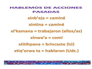 Primera clase de Poqomam. | PPTX