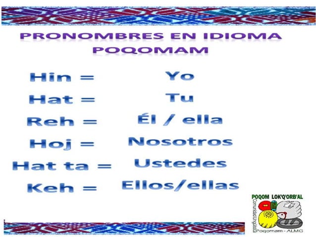 Primera clase de Poqomam. | PPTX