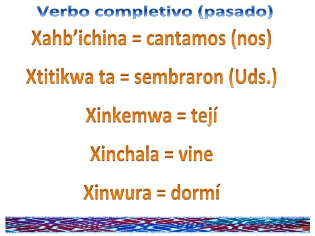 Primera clase de Poqomam.