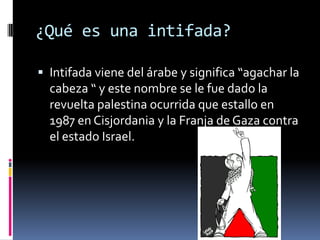 Primera intifada | PPTX