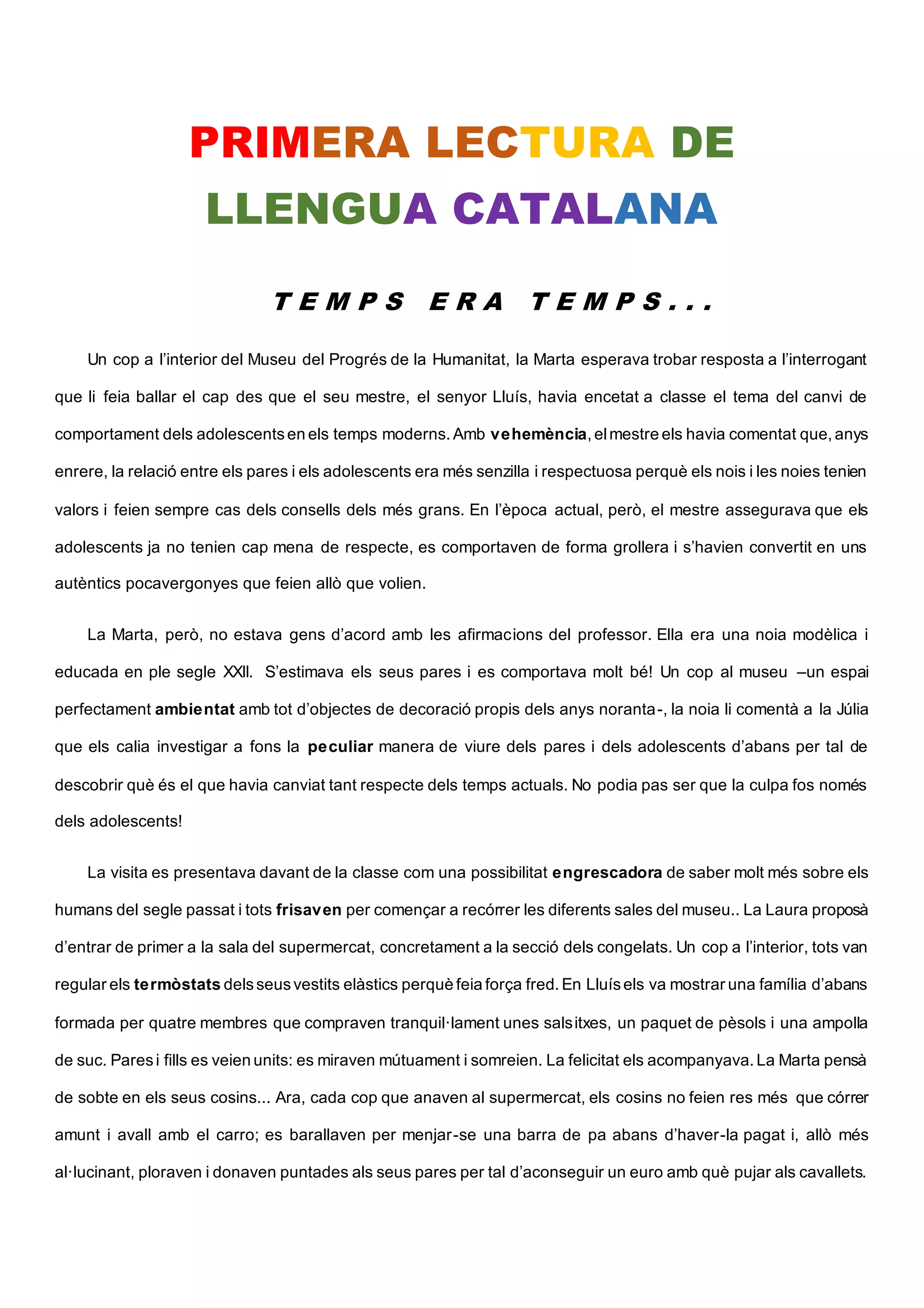 CATALÀ, PRIMER TEXT | DOCX
