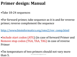 Primers and Probes | PDF