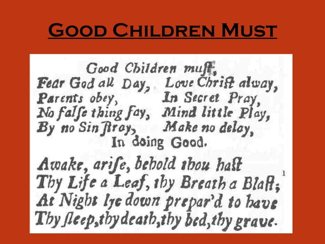 Primer And Puritan Life Slide Show | PPT