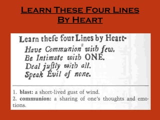 Primer And Puritan Life Slide Show | PPT
