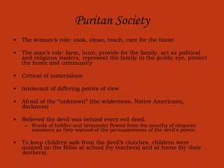 Primer And Puritan Life Slide Show | PPT
