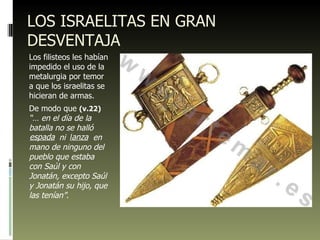 Primera reprensión para Saúl | PPT