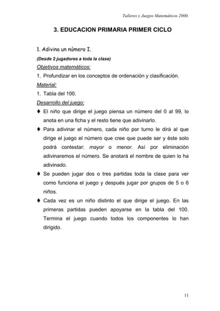 Matemática - Primer Ciclo - Actividades - Nivel Primario | PDF