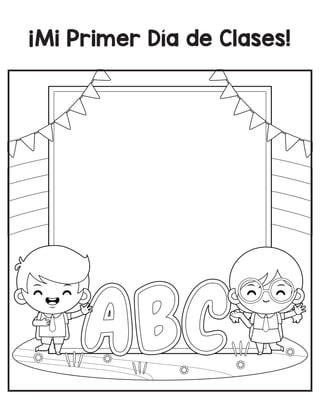 Bienvenidos A La Escuela Para Colorear