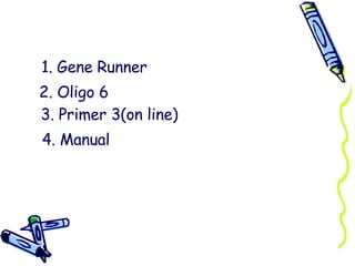 Primer Designing | PPT