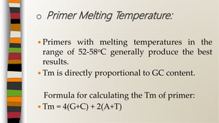 Primer designing | PPTX