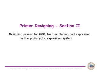 Primer designing | PDF