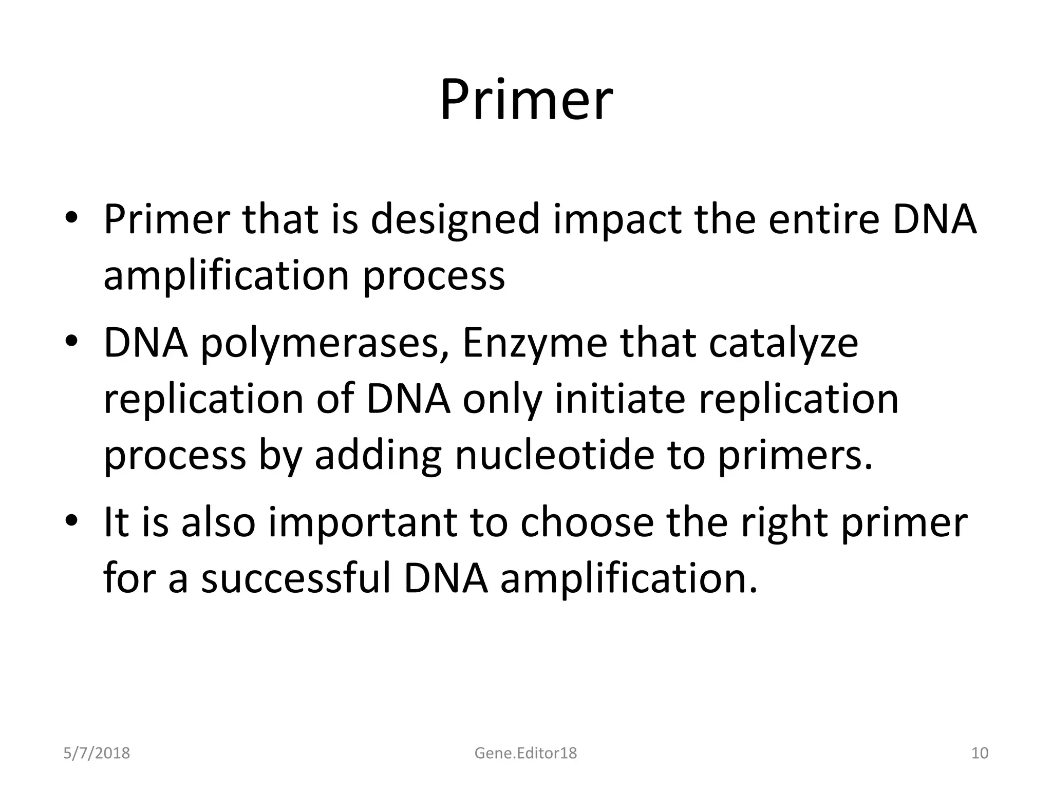 Primer Designing (General Rules) | PPTX
