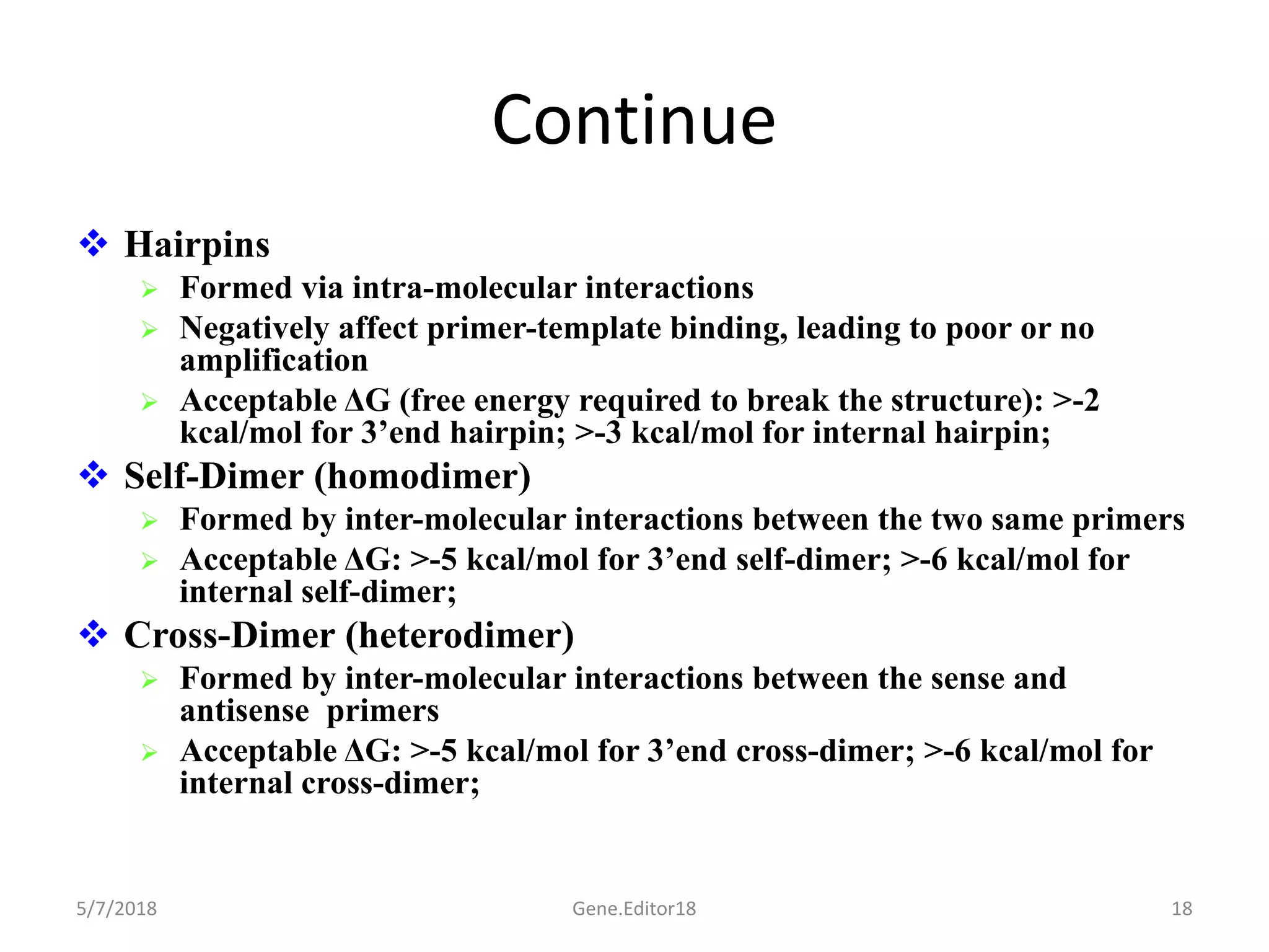 Primer Designing (General Rules) | PPTX
