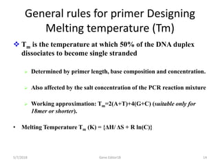 Primer Designing (General Rules) | PPTX