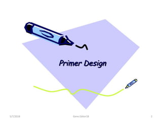 Primer Designing (General Rules) | PPTX