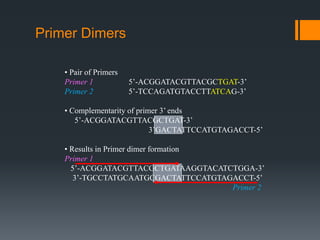 Primer designing for pcr and qpcr and their applications | PPT