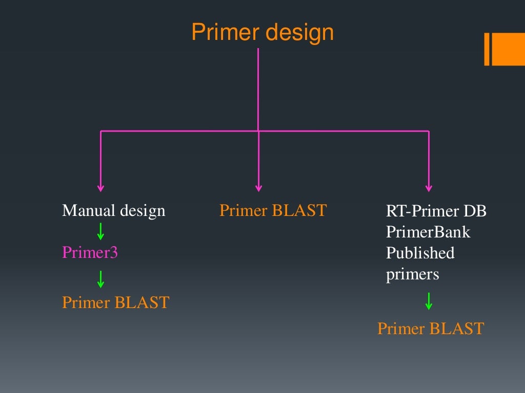 Primer designing for pcr and qpcr and their applications