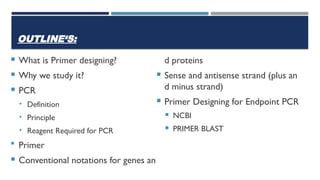 Primer Designing Using Tools of Bio-informatics.pptx