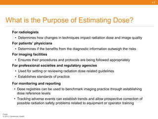 Dose Evaluation and Reporting | PPTX | Medical Tests | Medical Health