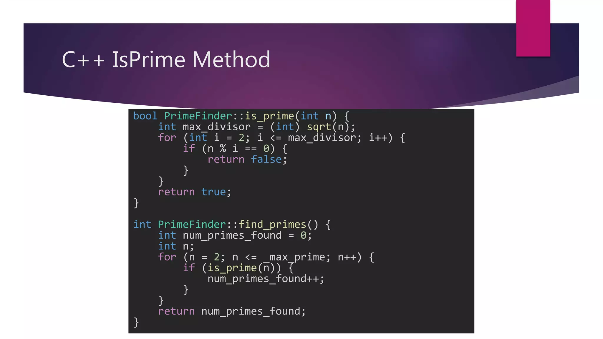 C++ & Java JIT Optimizations: Finding Prime Numbers | PPT