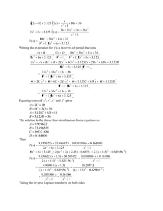 Primer for ordinary differential equations | PDF