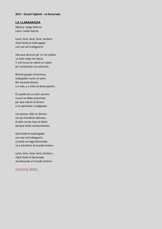 CANCIONES SOBRE EL DIA DE LOS TRABAJADORES | PDF