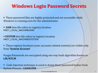 Primer on password security | PPTX