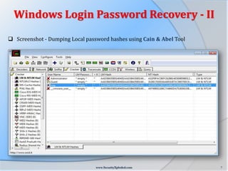 Primer on password security | PPTX
