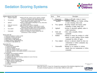 Primer on pediatric sedation and analgesia resident lecture | PPTX