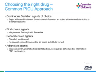 Primer on pediatric sedation and analgesia resident lecture | PPT