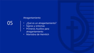 Curso Completo de Primeros Auxilios Básicos y Seguridad Laboral | PPTX