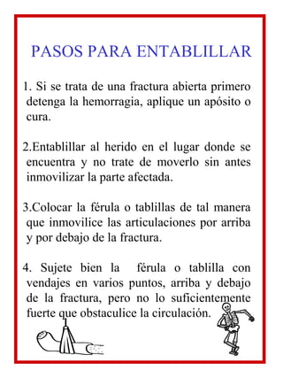 Primeros auxilios | PPT