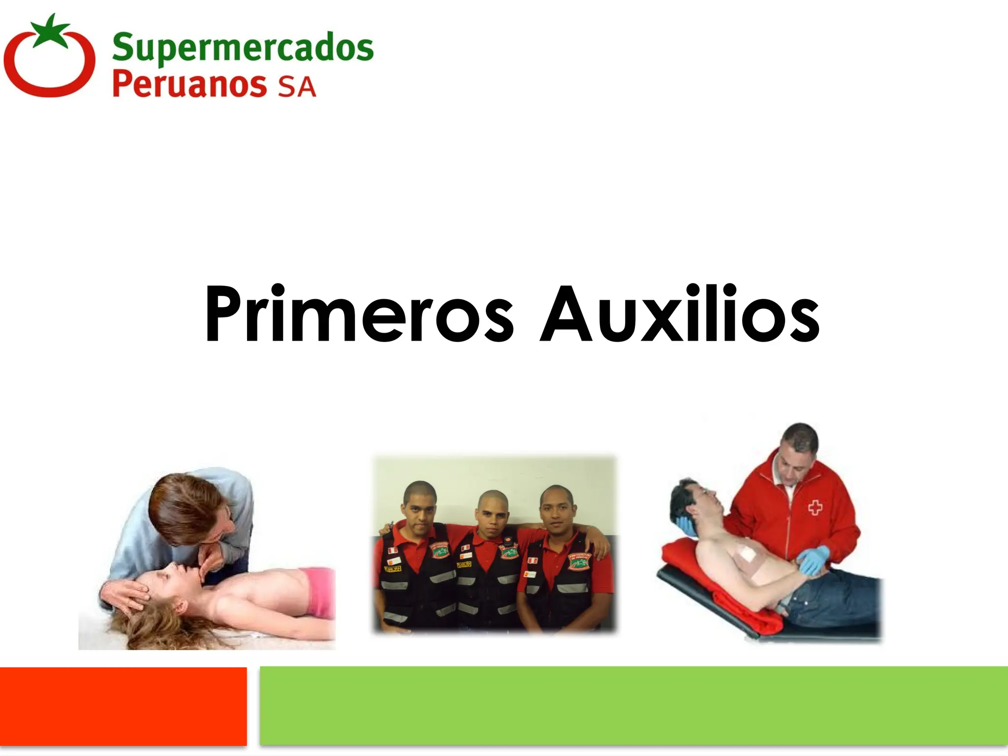 primeros auxilios. PRIMERA RESPUESTA EN ATENCION | PPTX
